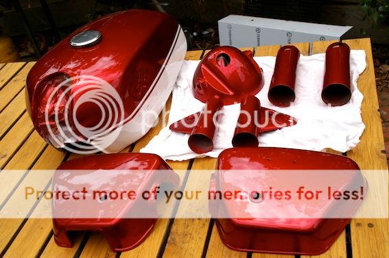 Candy Ruby Red-1970 | Honda Twins